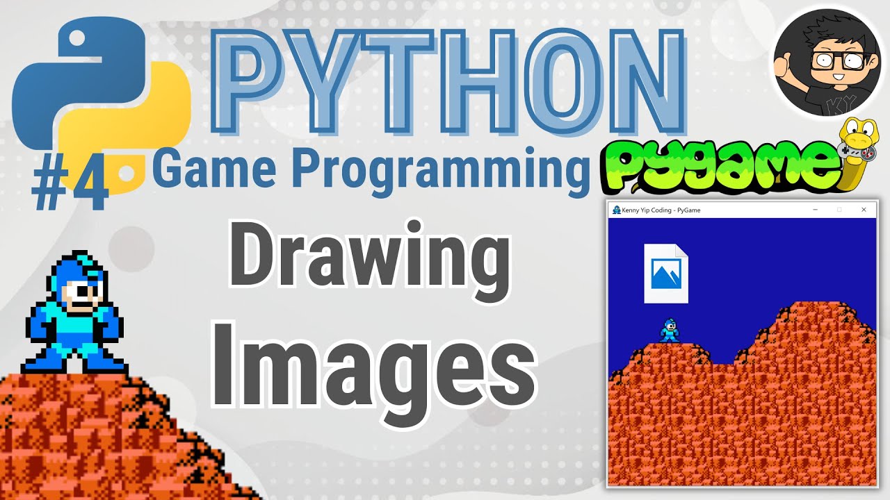 Pygame Tutorial 4 Drawing Images Youtube