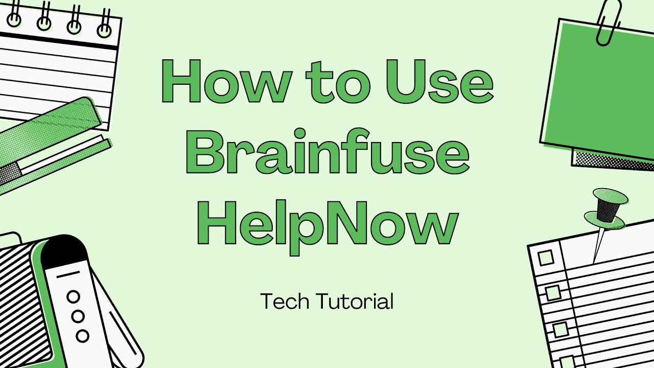 How To Use Brainfuse Helpnow Tech Tutorial Youtube