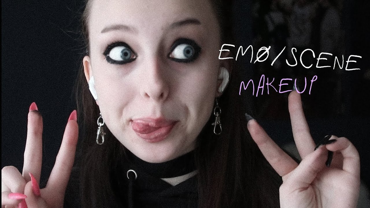 Easy Emo Scene Eye Makeup Tutorial Youtube