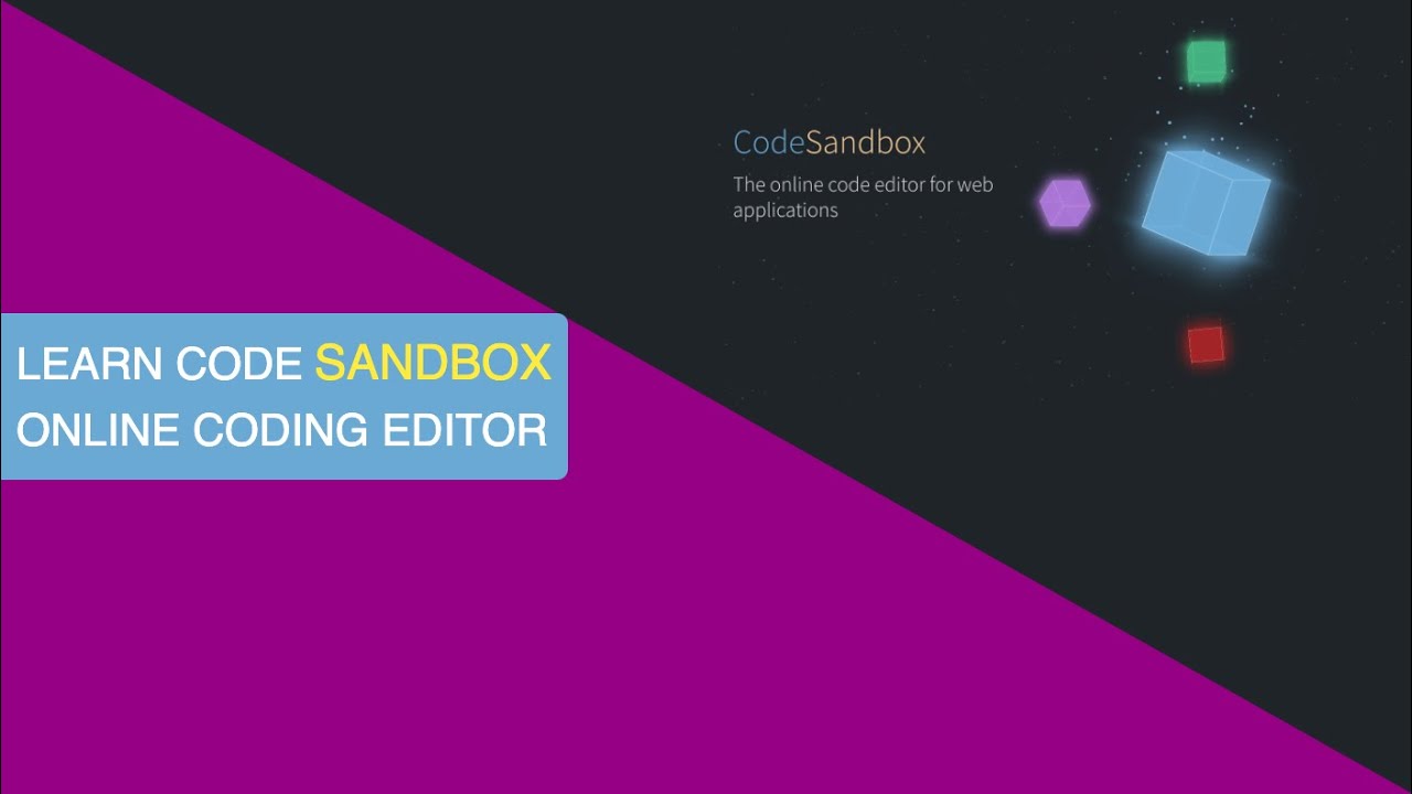 Codesandbox Free Online Coding Editor Html Css Learning Youtube