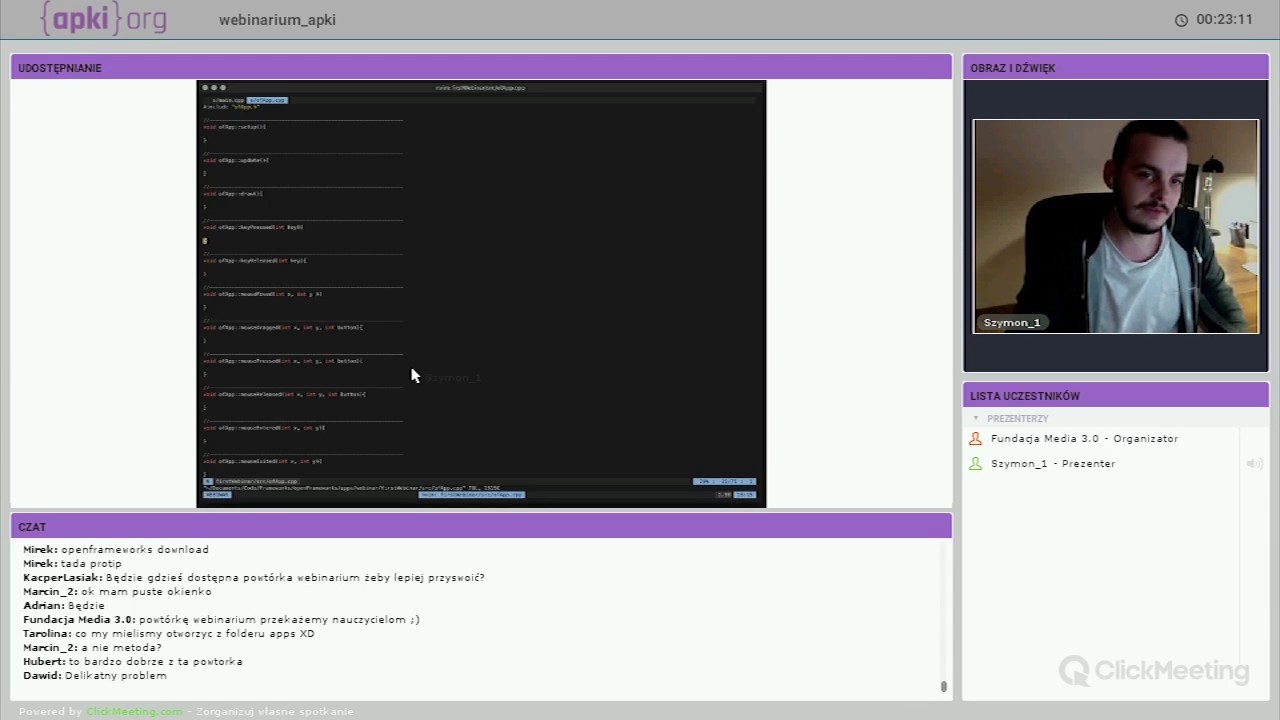 Kreatywne C Czyli Openframeworks Youtube