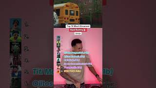 The Top 10 Most Viewed Bad Bunny Songs On Youtube Dj Gallixc Mp3 Music ...