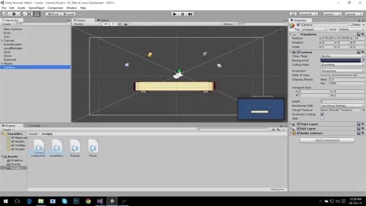 Unity Tutorial Fun With Cameras Youtube