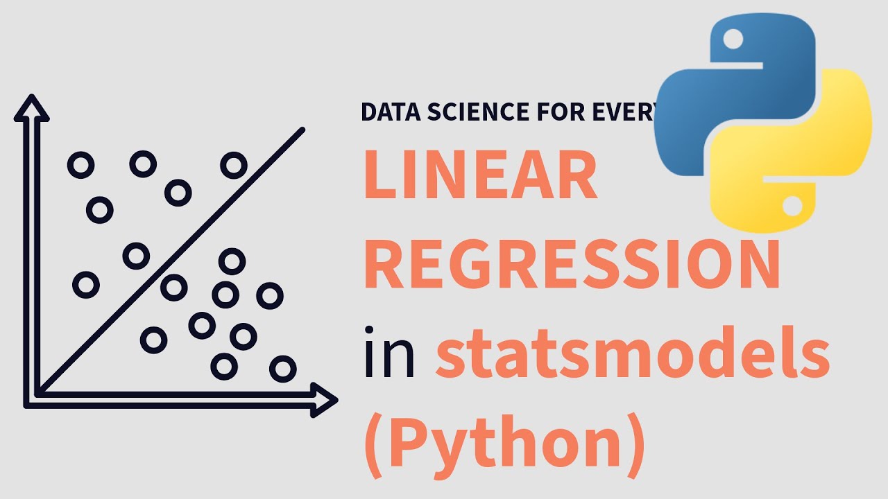 Linear Regression In Python Statsmodels Youtube