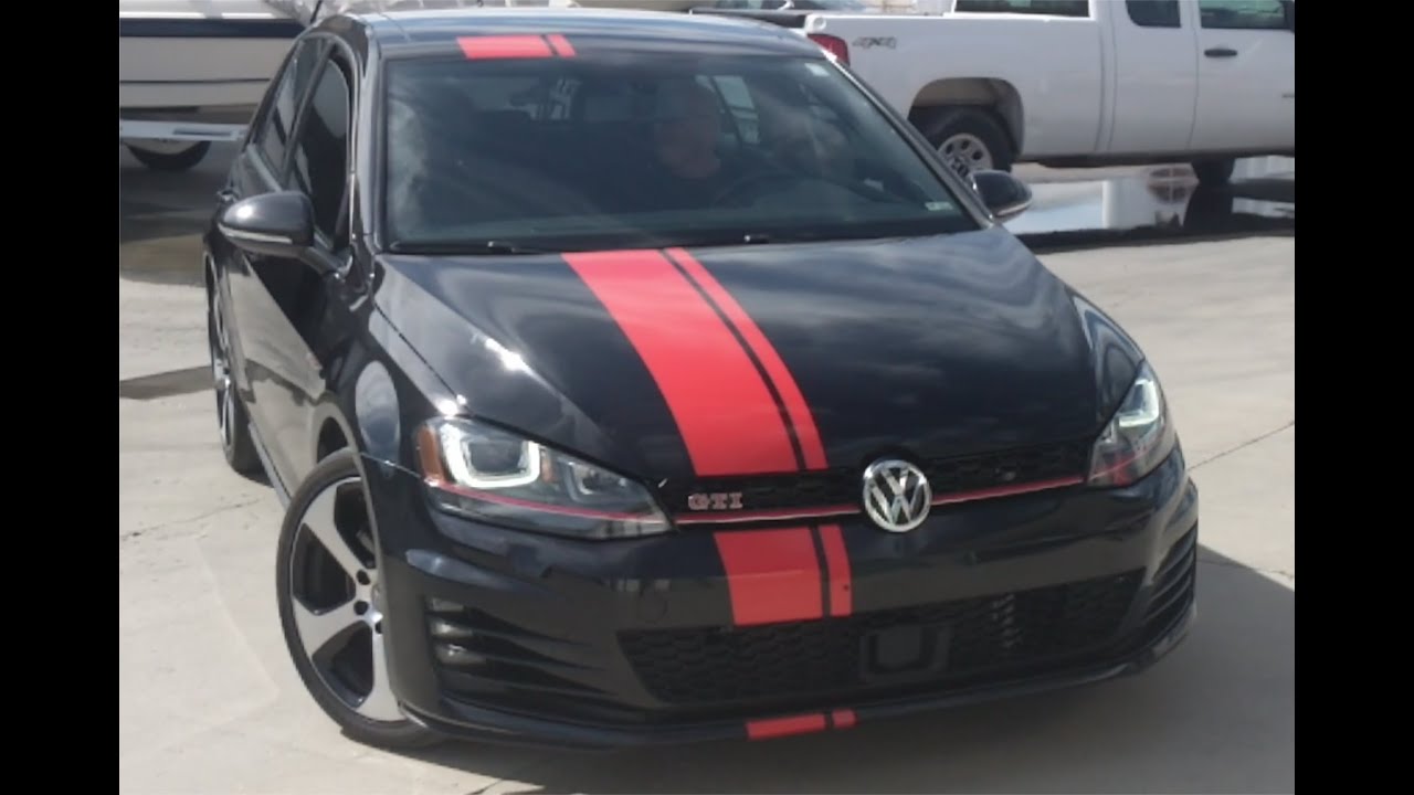 Racing Stipes Vw Golf Gti Youtube