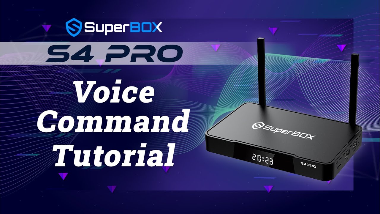 Superbox S4 Pro Voice Command Tutorial Youtube