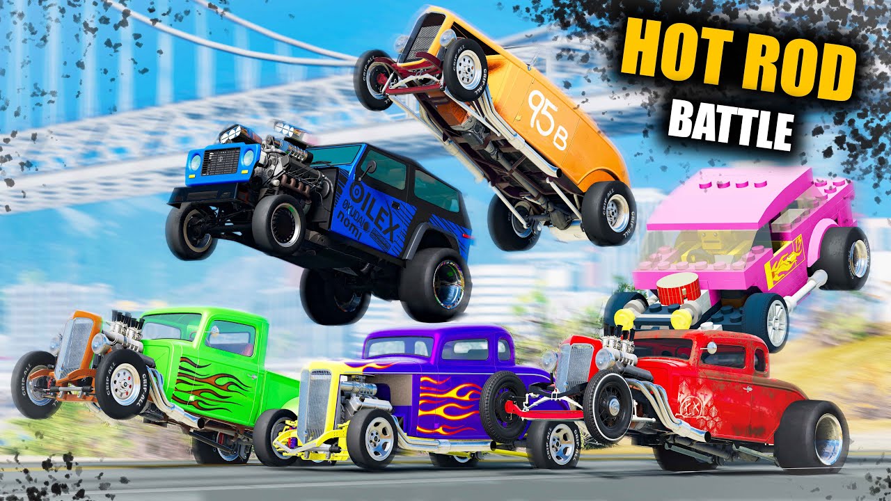 Hot Rod Championship Who S The Fastest Beamng Drive Youtube