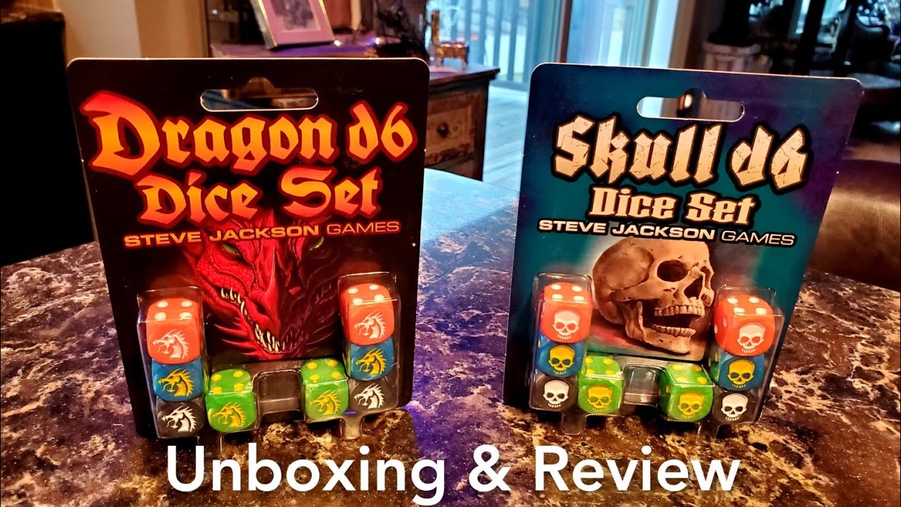 Dragon Skull Dice From Steve Jackson Games Unboxing Review Youtube