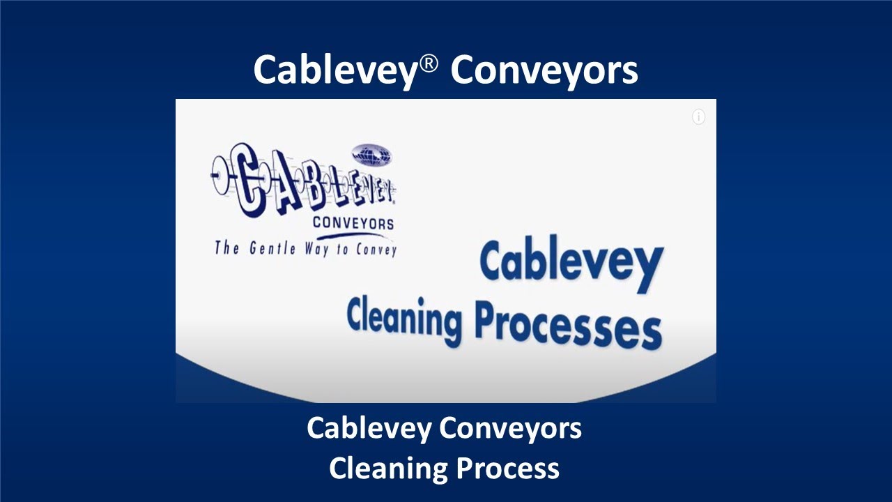 Cablevey Conveyors Cleaning Processes Video Youtube