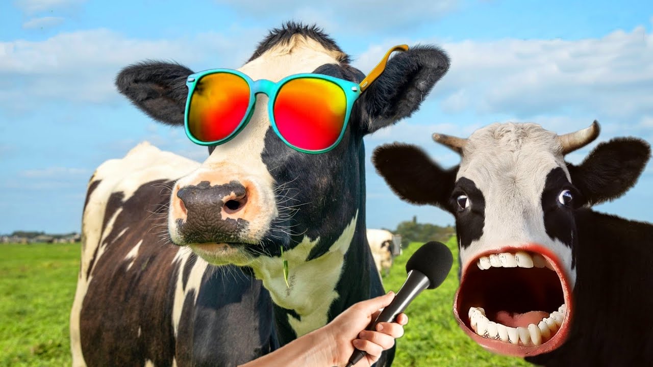 Funny Cow Dance For 13 Minutes Straight 40 Cow Song Cow Videos 2024