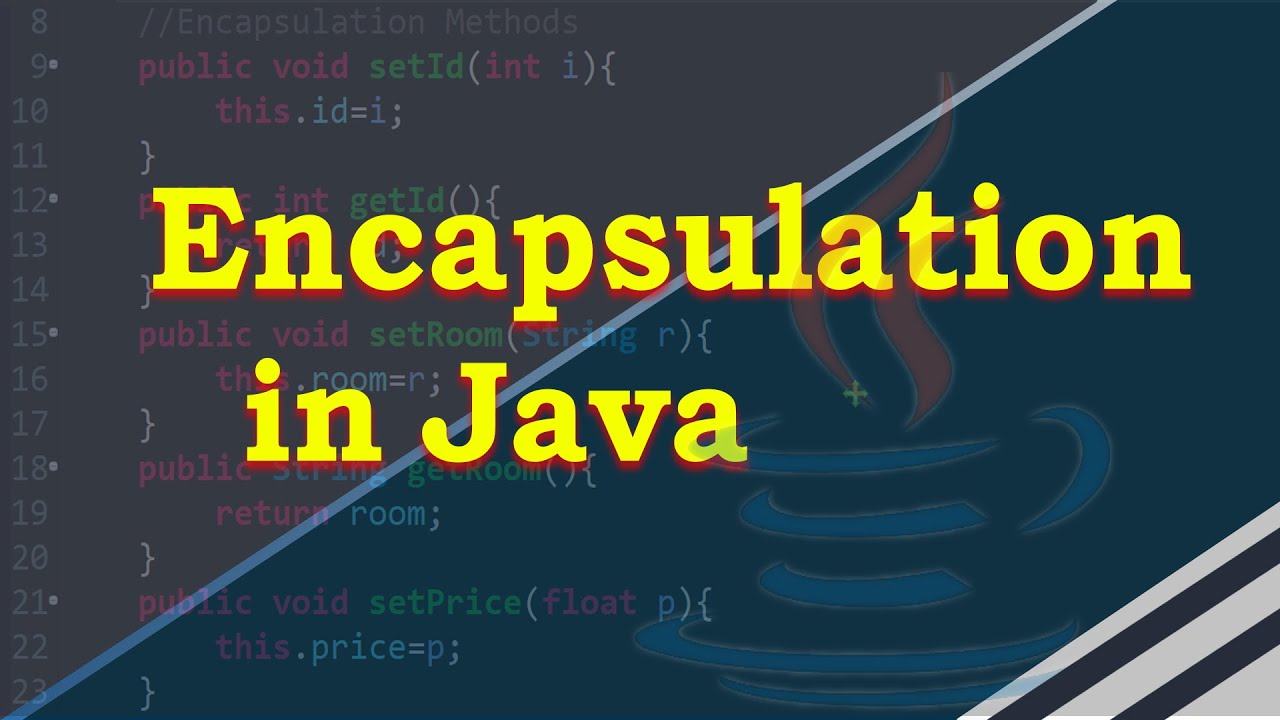 Oop Encapsulation In Java Youtube