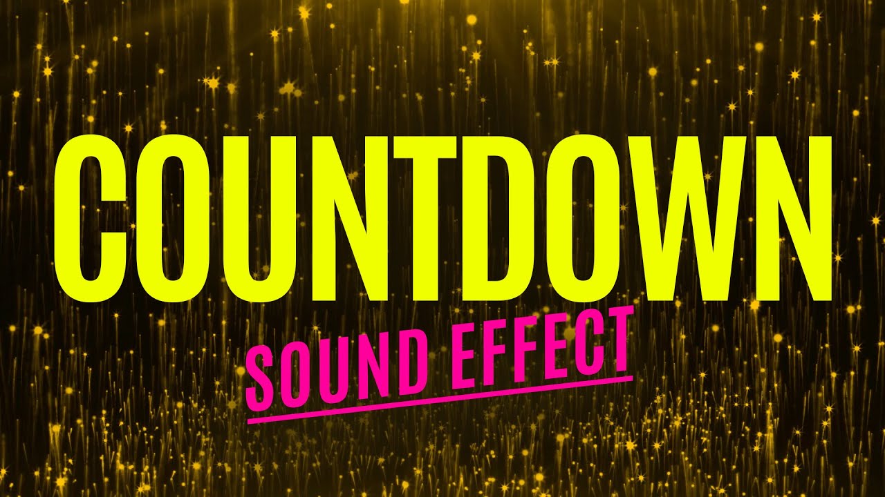 Countdown Sound Effect Happy New Year Background Youtube