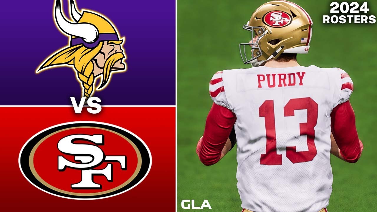 Vikings Vs 49ers Simulation Madden 24 Rosters Ps5 Youtube