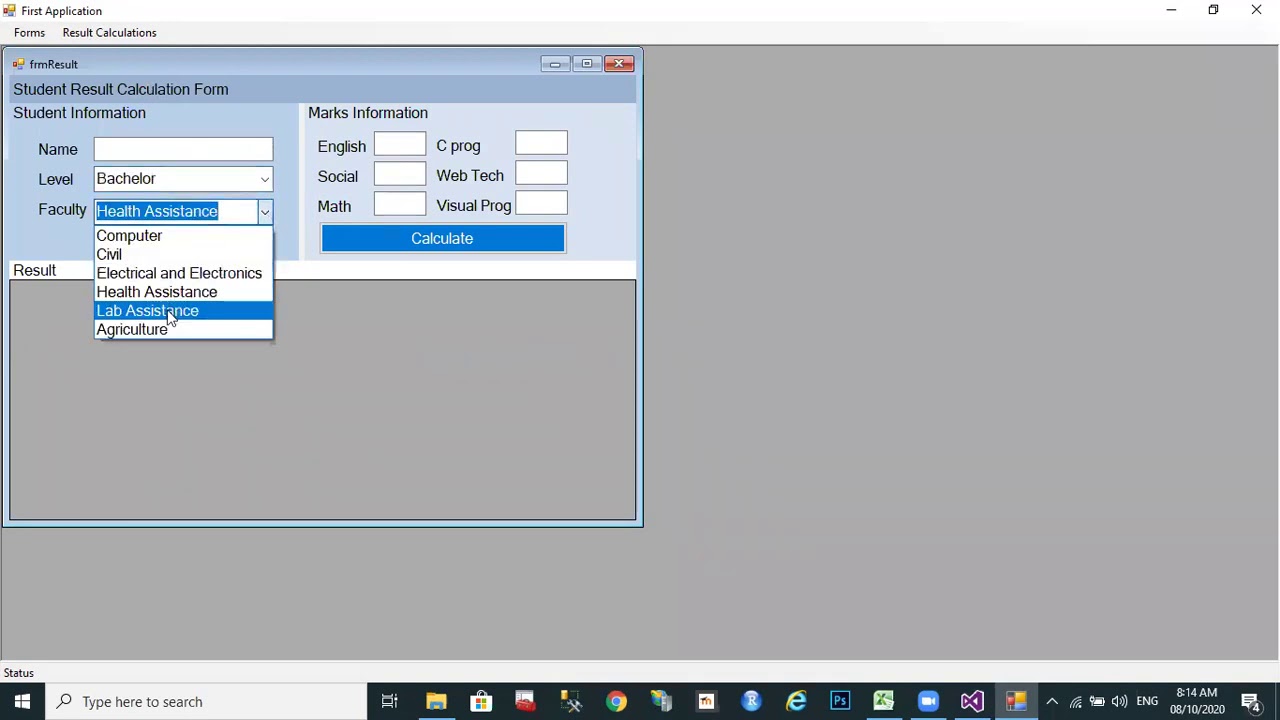 Vb Net Combo Box Youtube