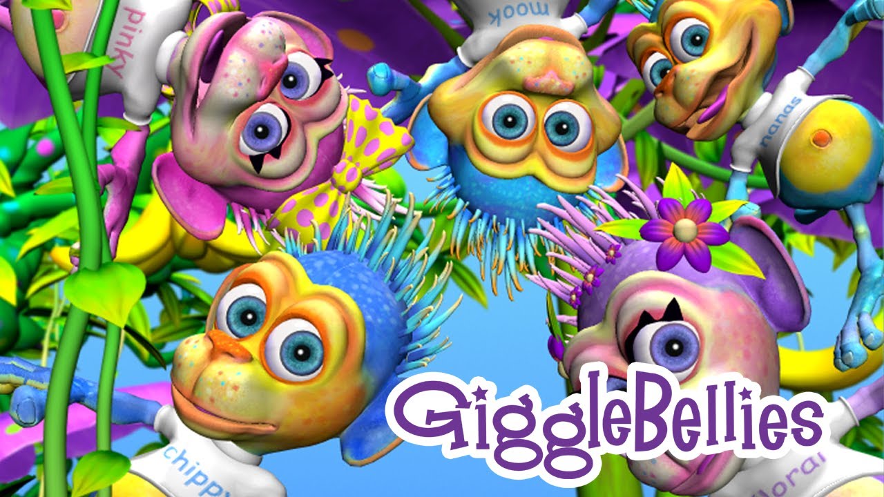Five Little Monkeys Jumping On The Bed Nursery Rhymes Gigglebellies