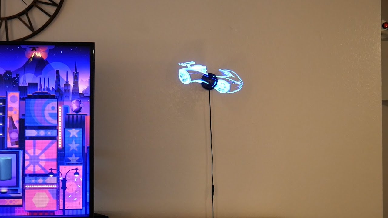 Hologram Fan Projector Setup Review Youtube