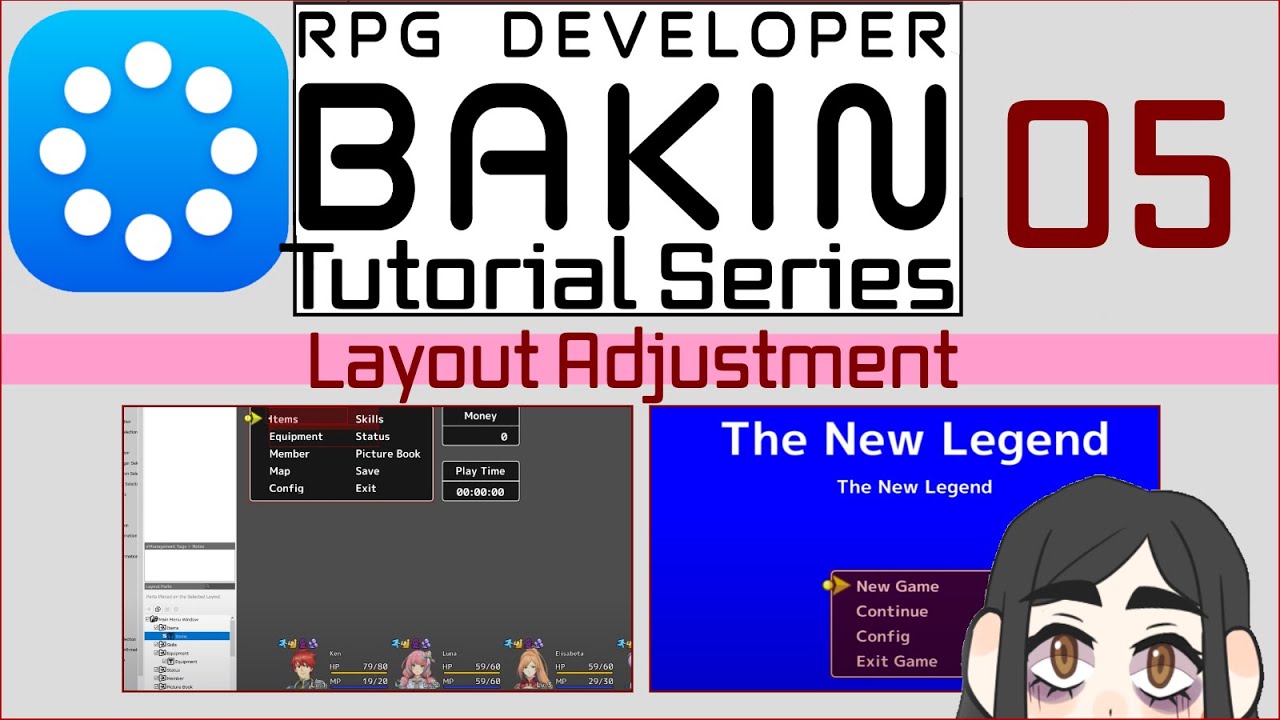 Getting Started In Rpg Developer Bakin Layout Adjustment Tool Youtube