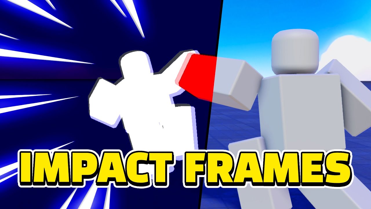 How To Make Impact Frames In Roblox Studio Tutorial Youtube