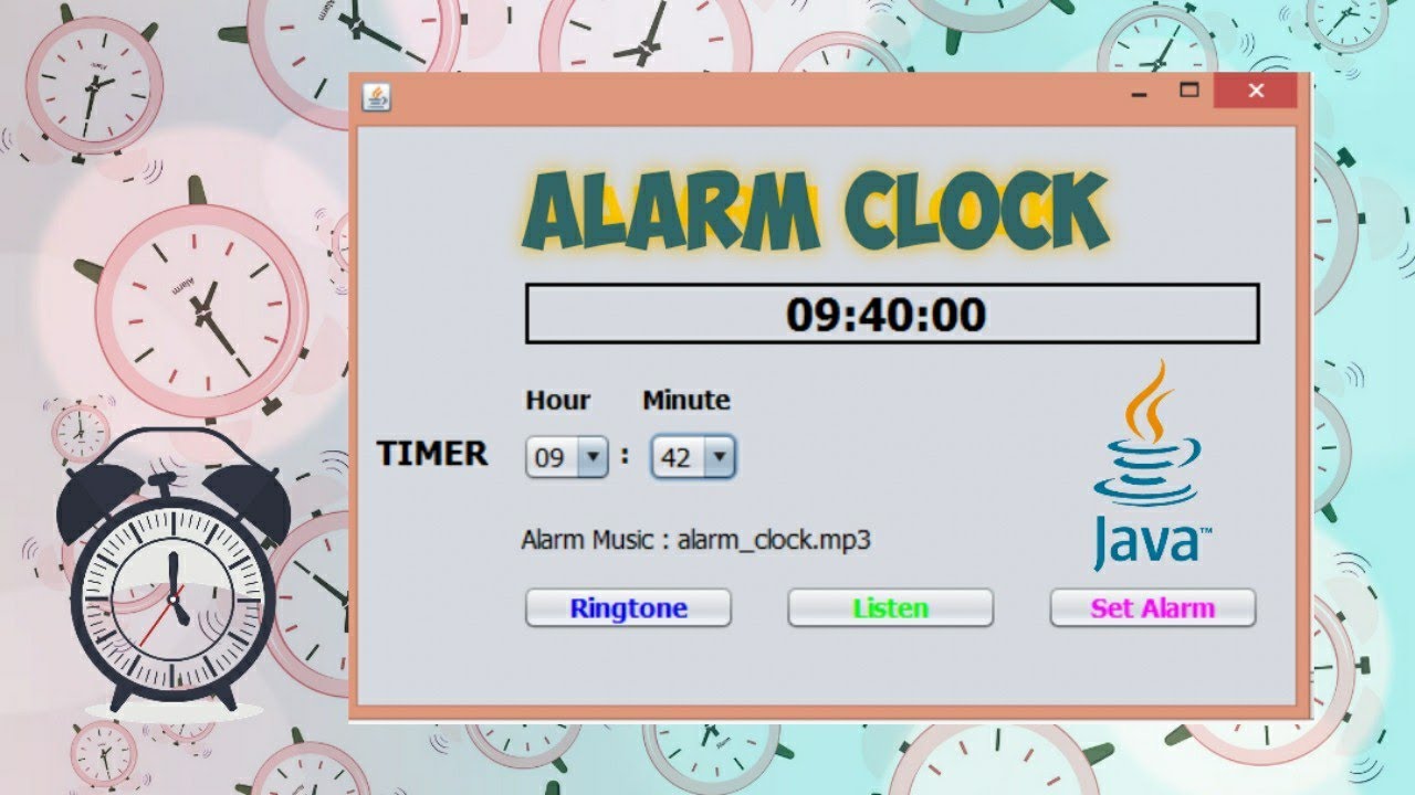 Clock Example Java At Garrett Kirk Blog