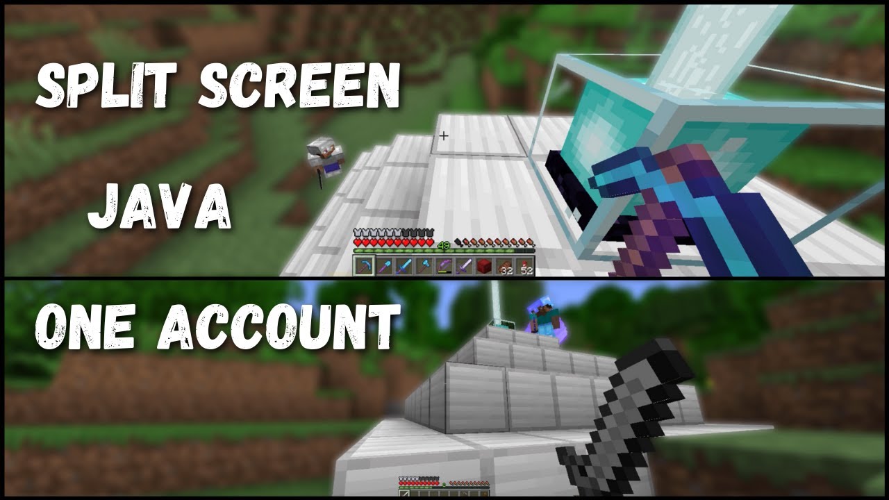 How To Play Minecraft Split Screen On Pc With Only One Account Fabric