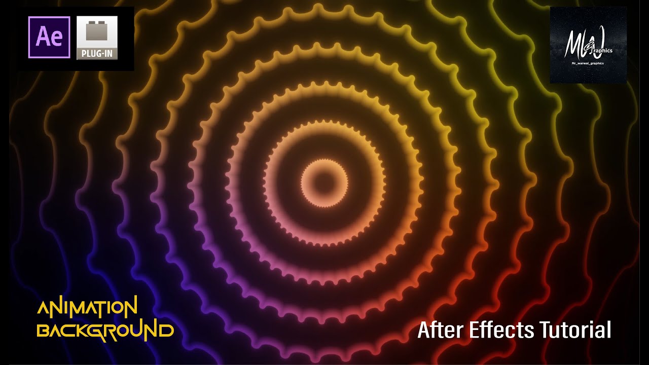Aniamtion Background Loop Animation After Effects Tutorial Youtube