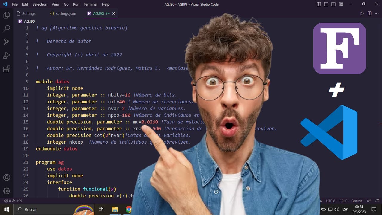 Fortran Con Visual Studio Code Youtube