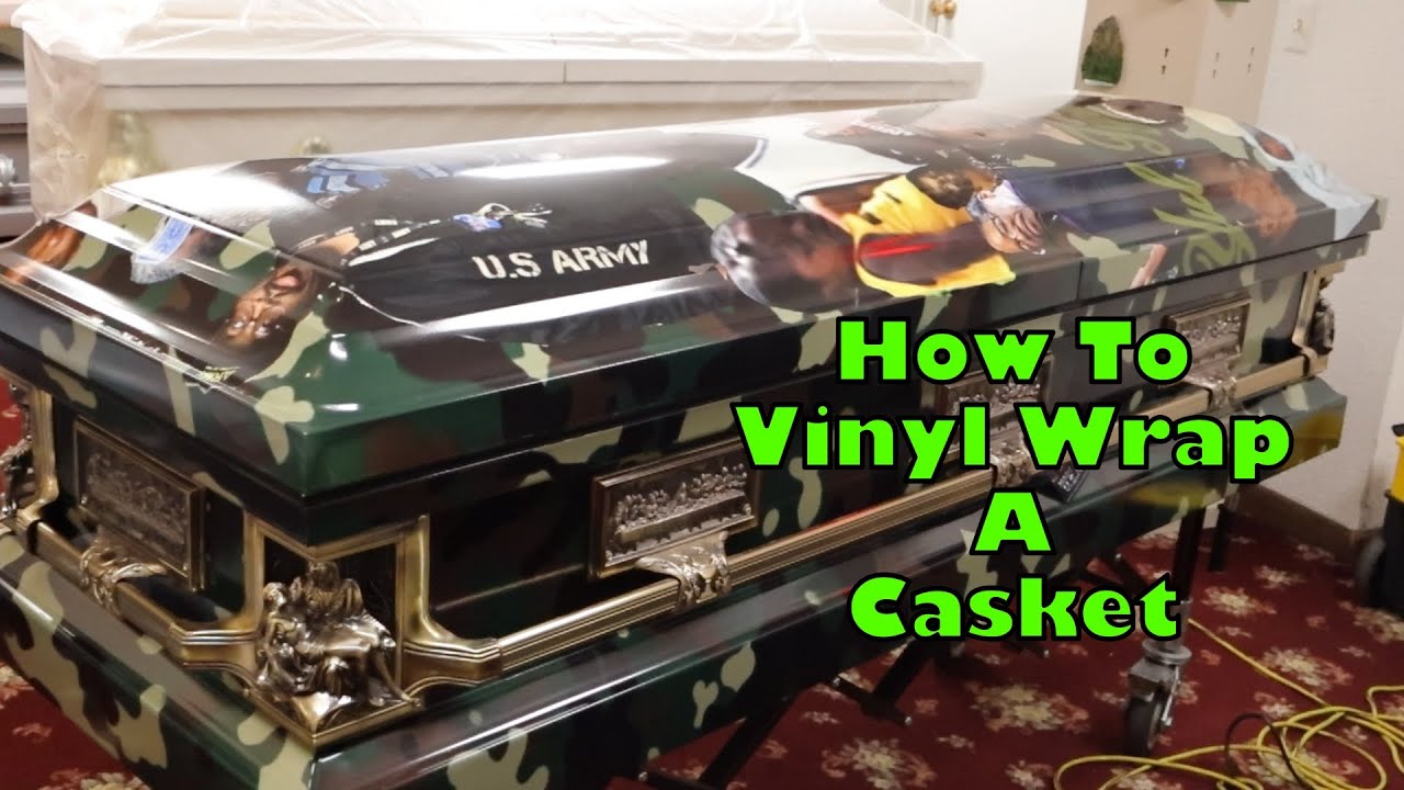 How To Install Vinyl Wrap On A Casket Youtube