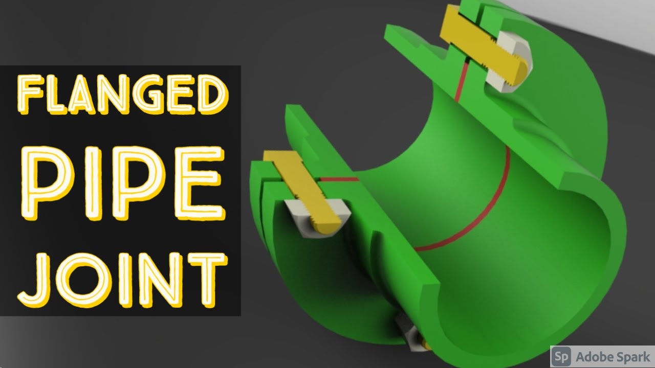 Flange Pipe Joint Assembly Of Flange Pipe Joint Youtube