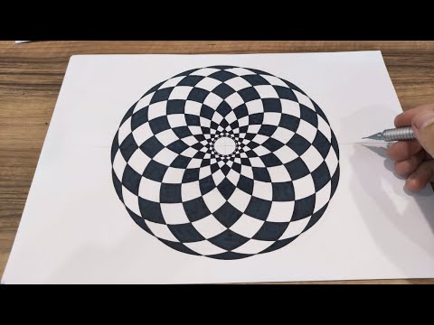 Impressive How To Draw Mandala Vortex Mandala Youtube