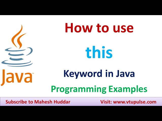 Java Video Tutorial Vtupulse