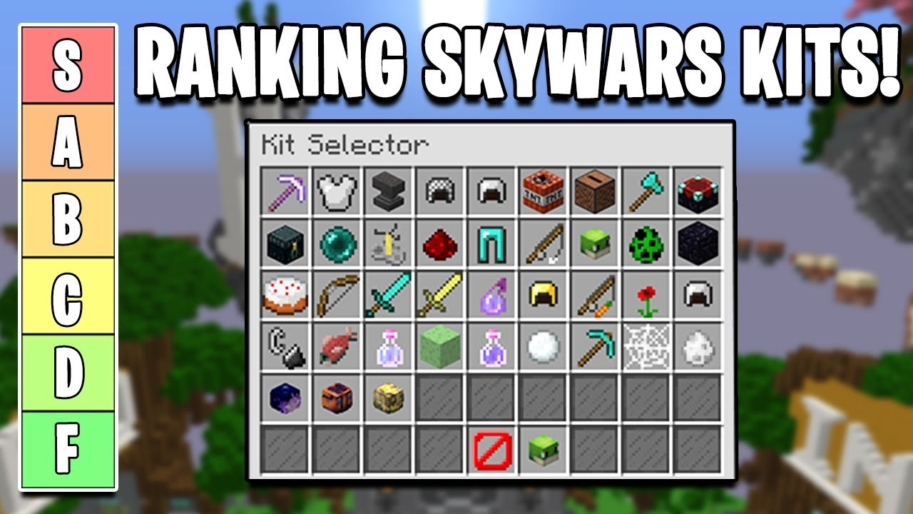 Ranking Hypixel Skywars Kits Tier List Youtube