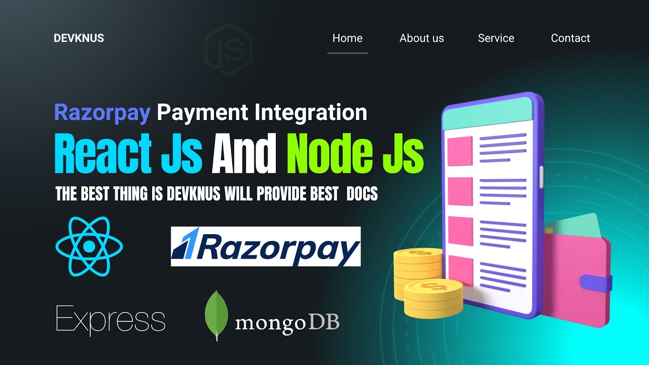 Razorpay Payment Integration Using React Js And Node Js 2024 Mern