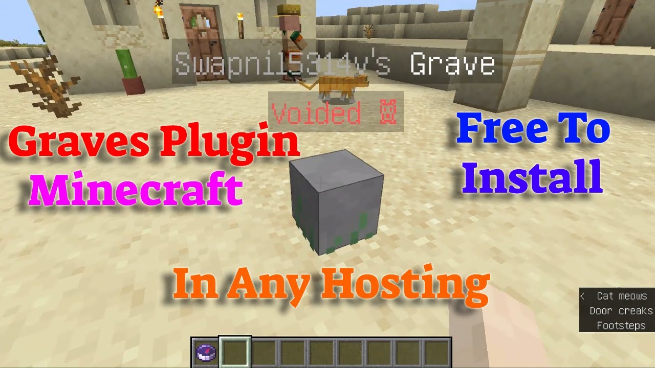 Death Chest Plugin Graves Plugin Free Minecraft Youtube