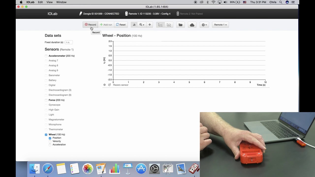 Graphing Motion Lab Setup Youtube