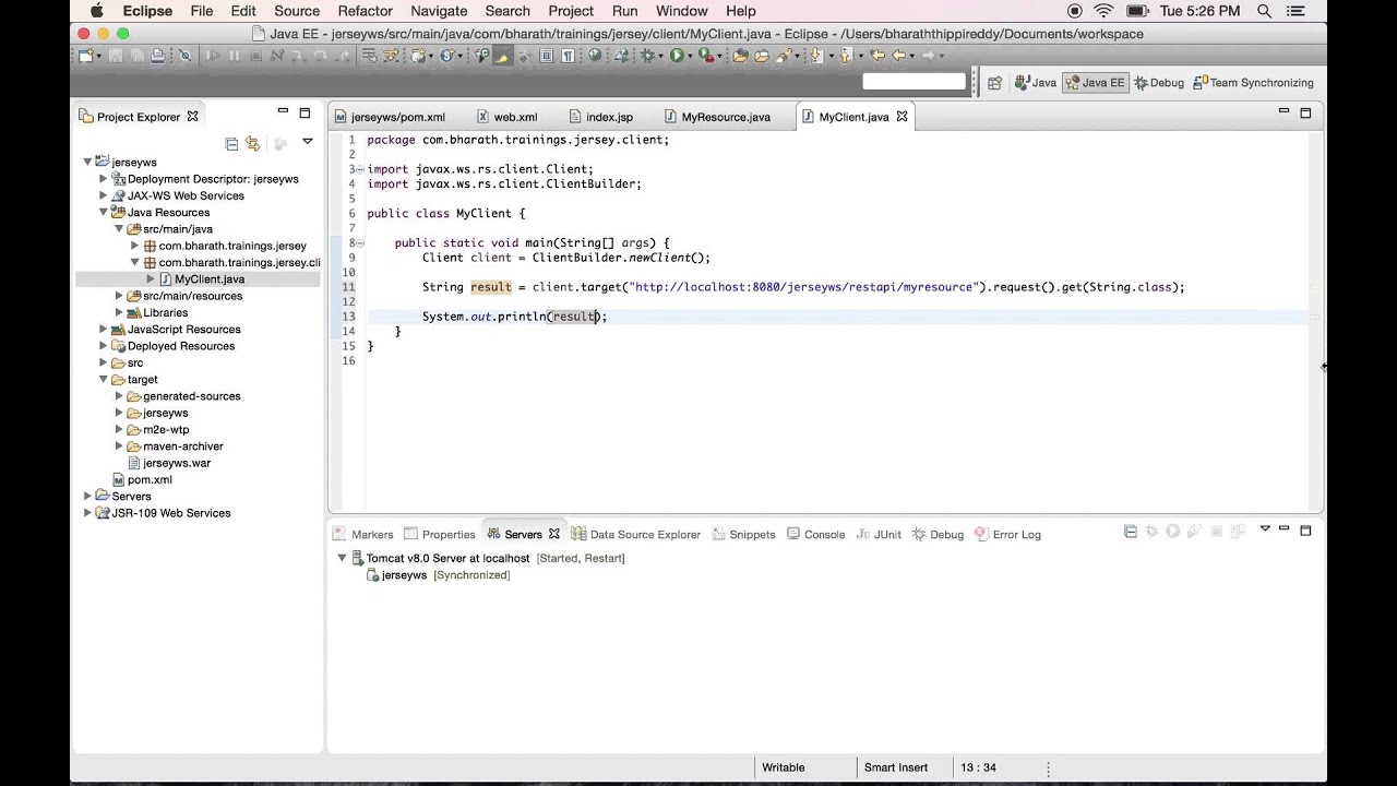 Jersey Rest Client Youtube