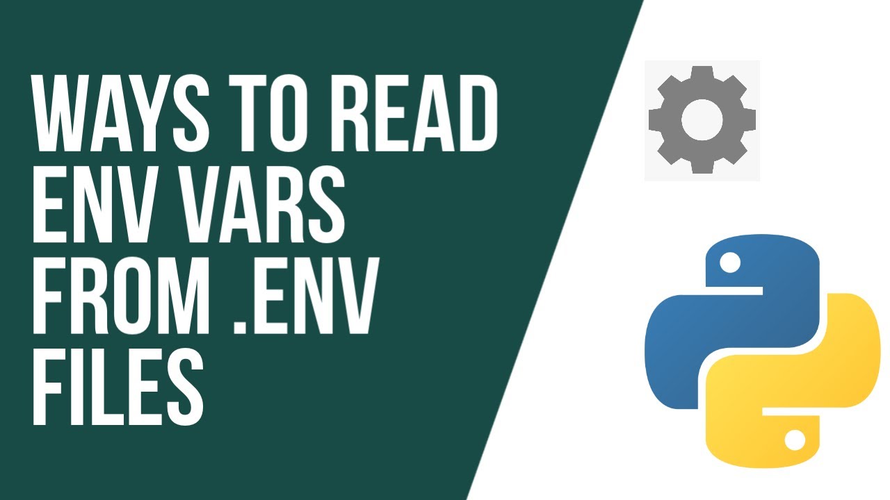 3 Ways To Read Environment Variables In Python Python Dotenv Python