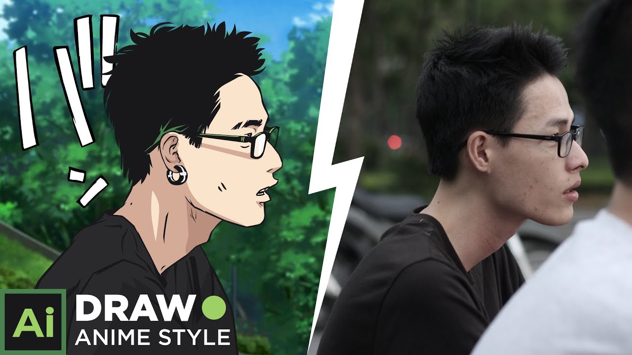 Draw Anime Style In Illustrator Ep1 Youtube