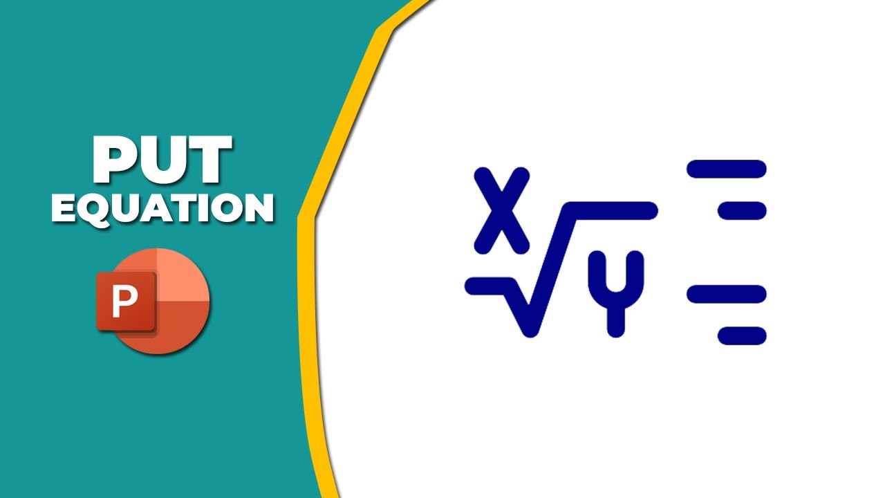 How To Put Equation In Powerpoint Slide Youtube