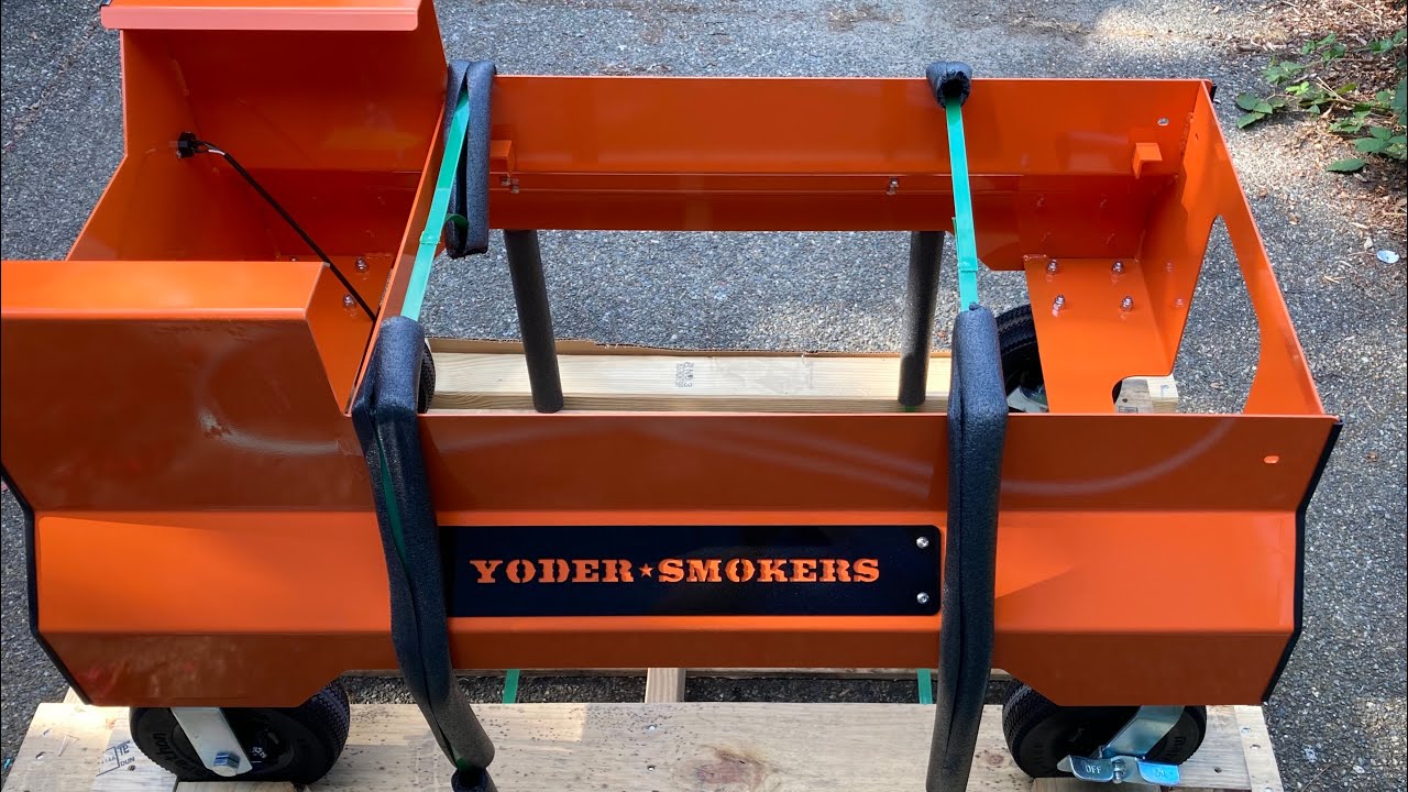 Yoder Smokers Ys640 Competition Cart Unboxing Walk Around Youtube