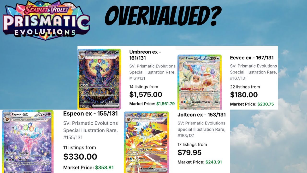 Is Prismatic Evolutions Still Undervalued If The Cards Fall In Price