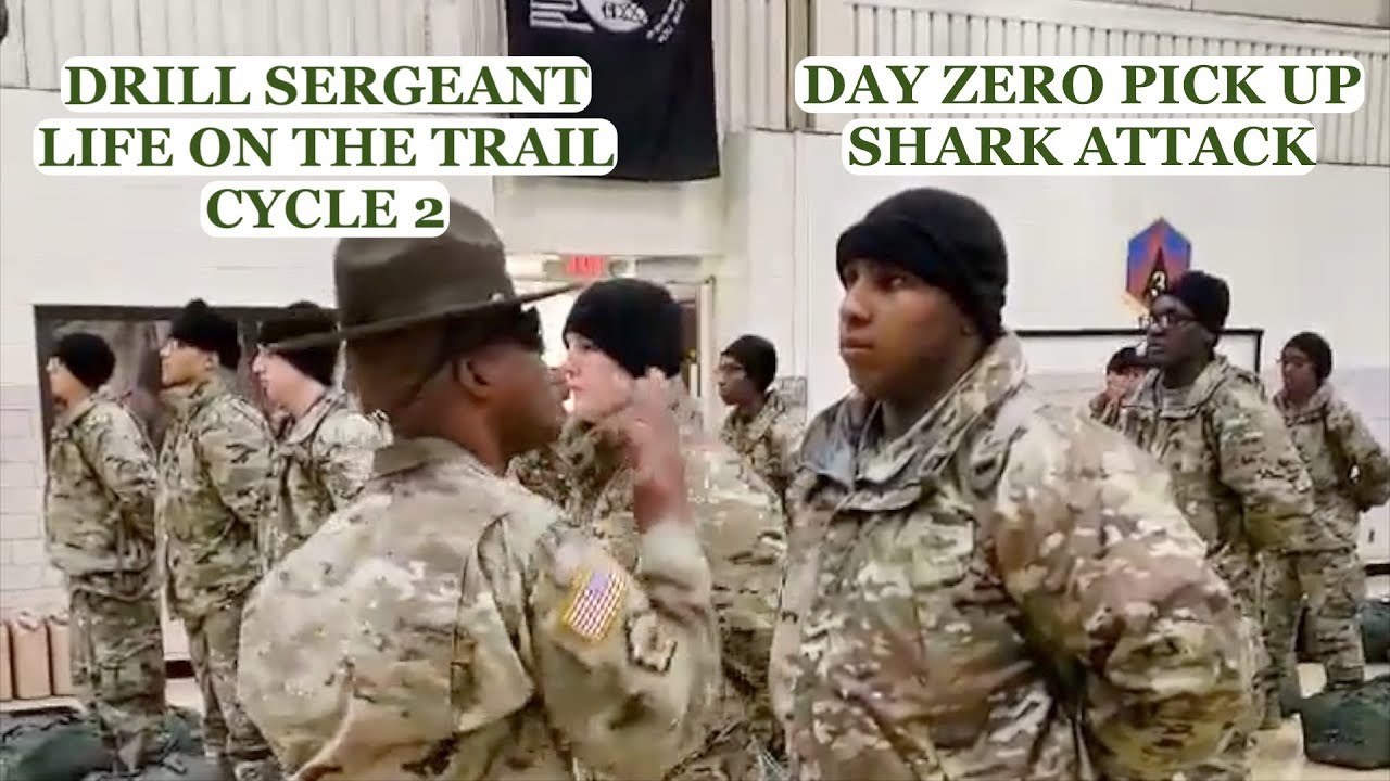 Basic Training Day Zero Pick Up 2 Drill Sergeant Life On The Trail