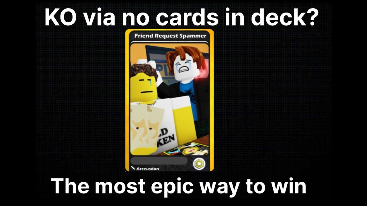 Yellow Mills Allow For A Very Epic Win In Blox Cards Youtube