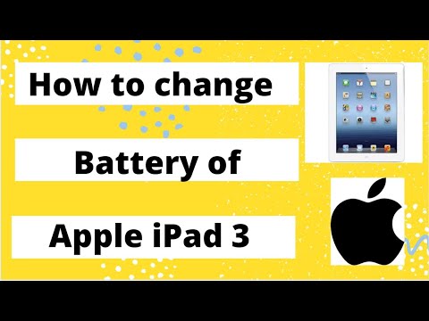 How To Replace Ipad Battery Youtube