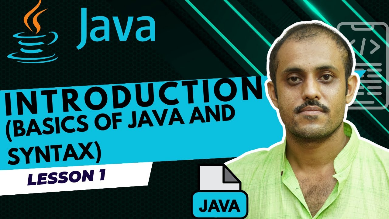 L1 Introduction Basics Of Java And Syntax Part 1 Java For