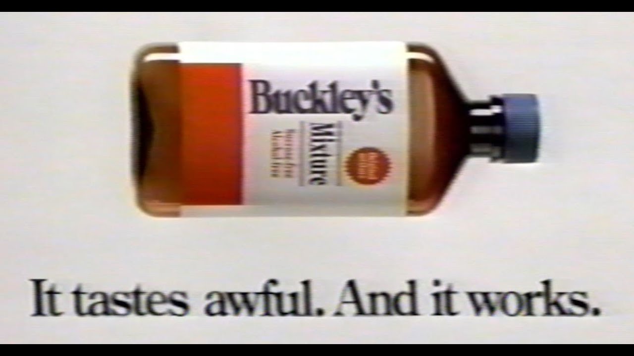 Buckley S Cough Syrup Commercial 2001 Youtube
