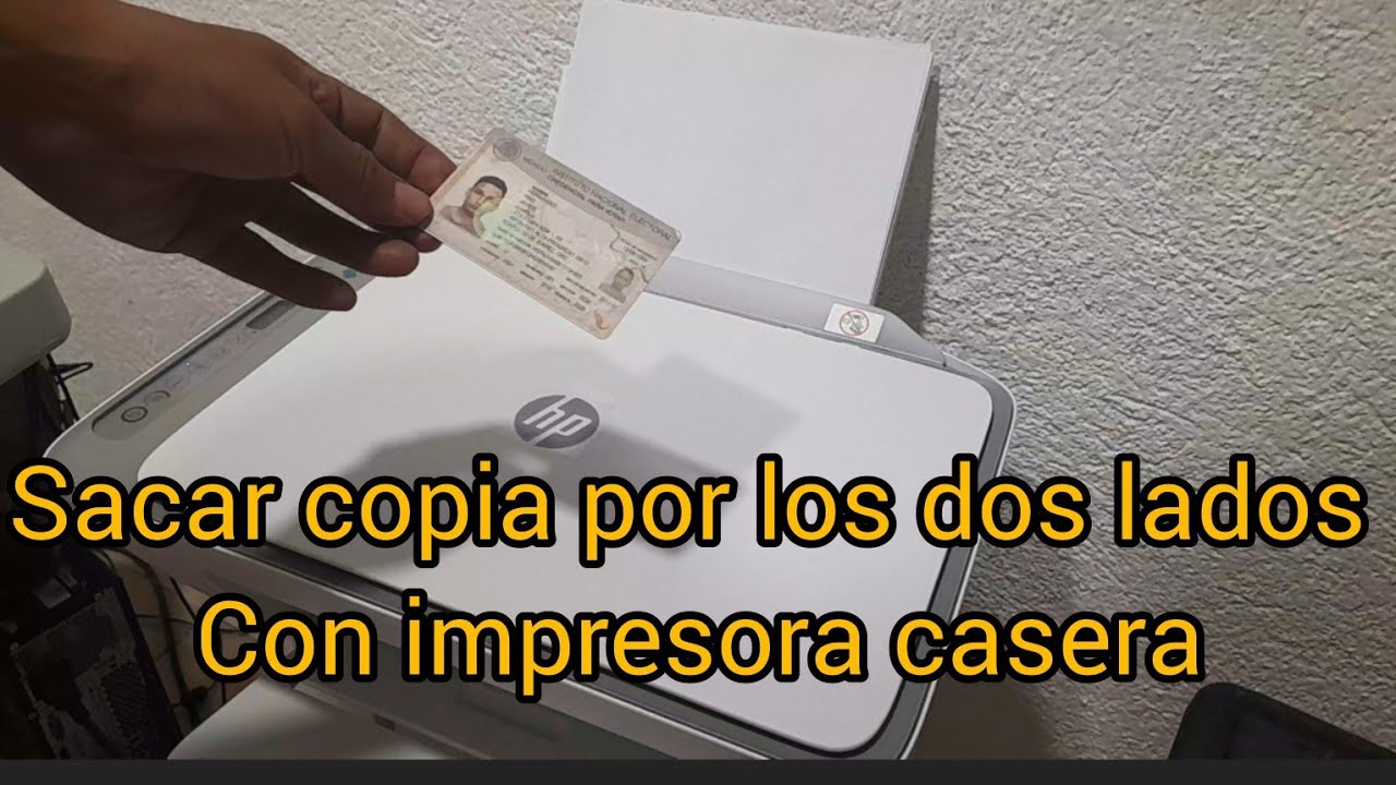 Sacar Copia Del Ine Por Los Dos Lados Con Impresora De Casa Youtube