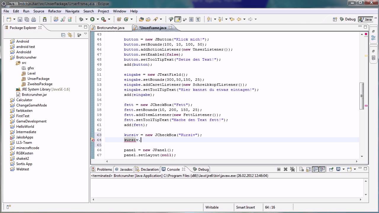 Java Tutorial 75 Jpanel Youtube