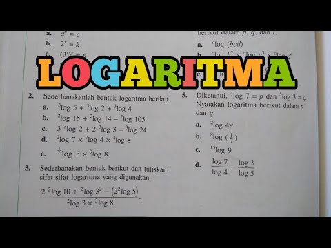Bahas Soal Soal Dasar Logaritma Youtube