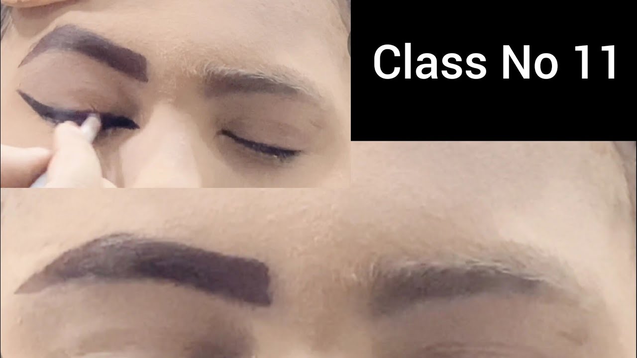 Basic Makeup Course Class11 How To Shape Eyebrow And Wing Liner