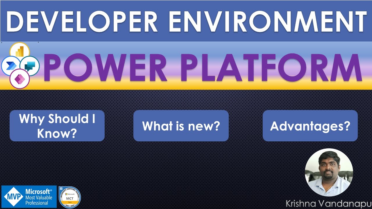 Developer Environment In Power Platform Youtube